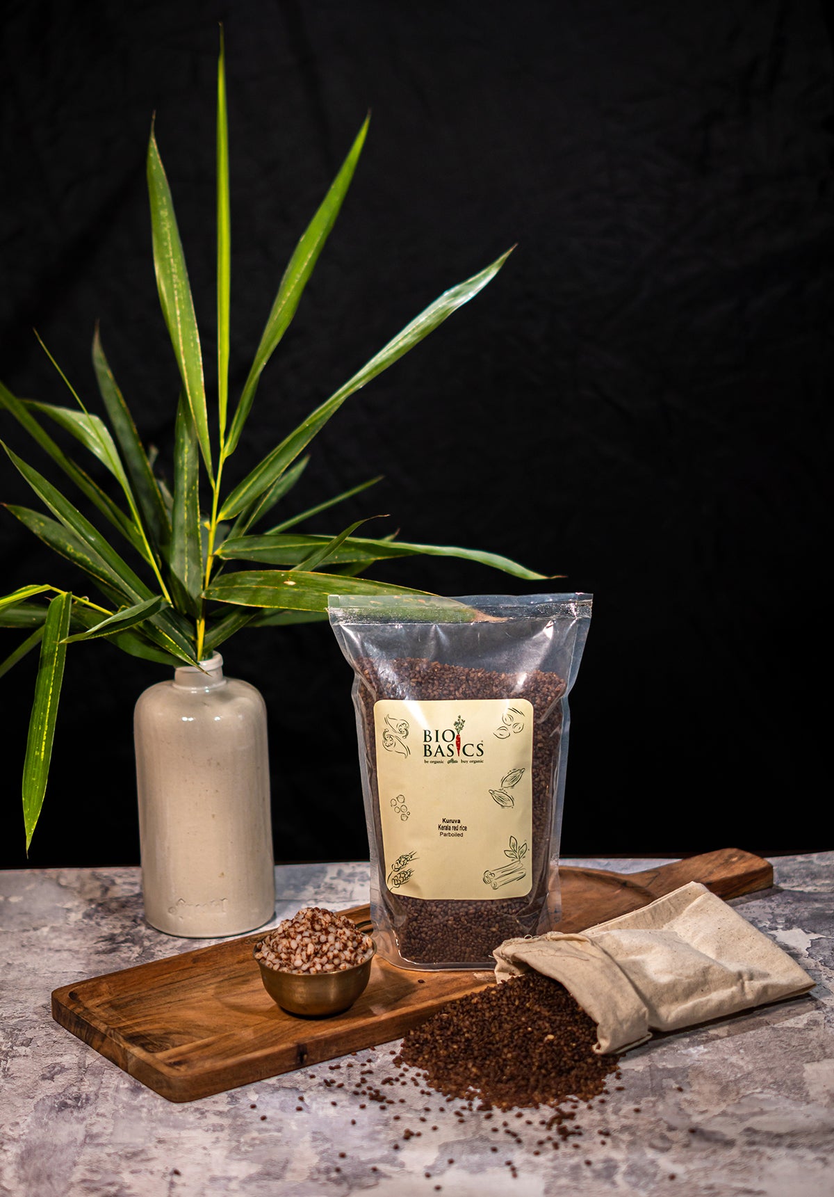 Buy Organic Kuruva Rice , Kerala Red Rice Online - Bio Basics